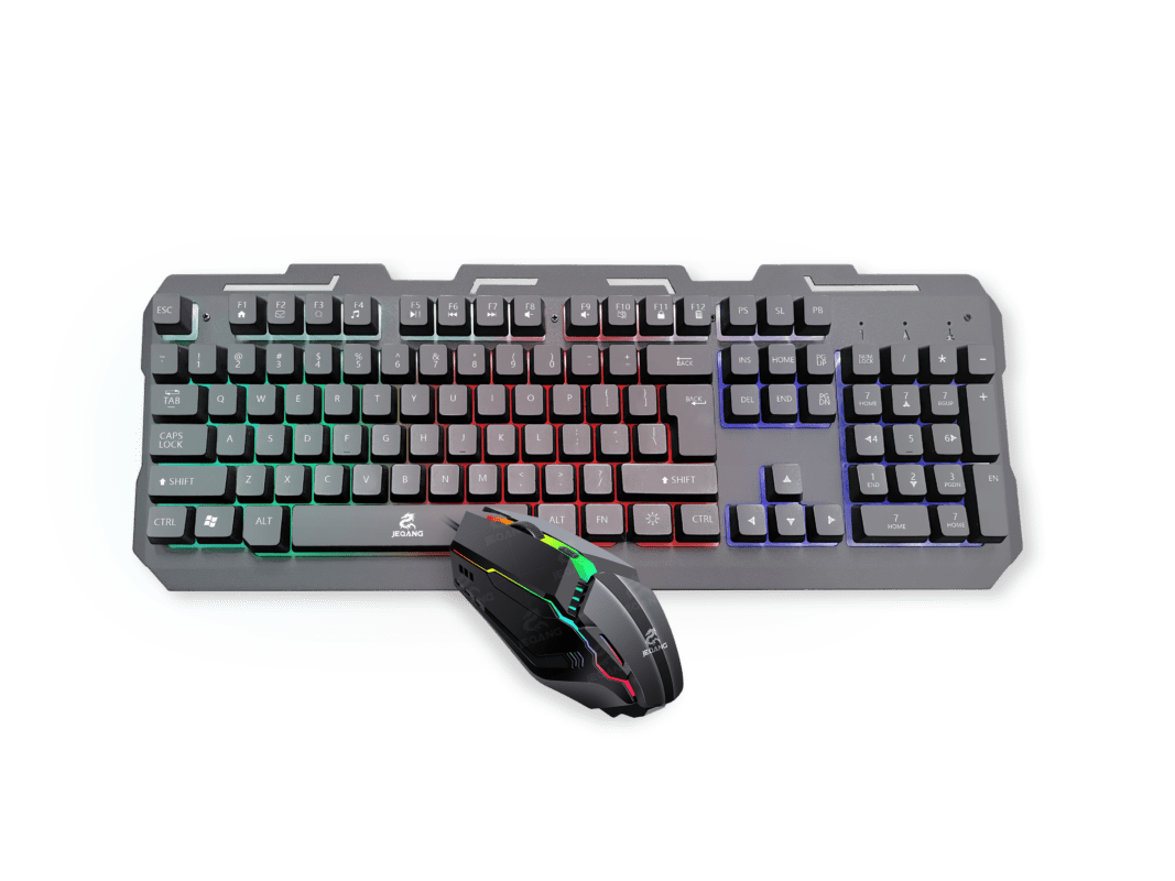 JEQANG – JK-968 Combo Wired Iron Plate Keyboard and Mouse Set – MR Corporation