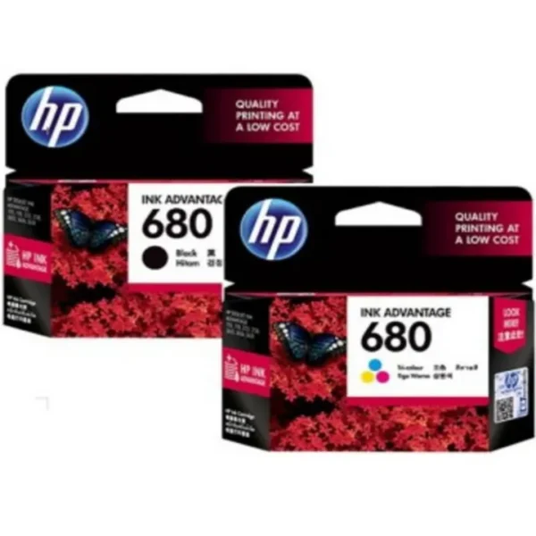 HP 680 Black & Color Original Ink Advantage Cartridge (Full Set) – M R ...